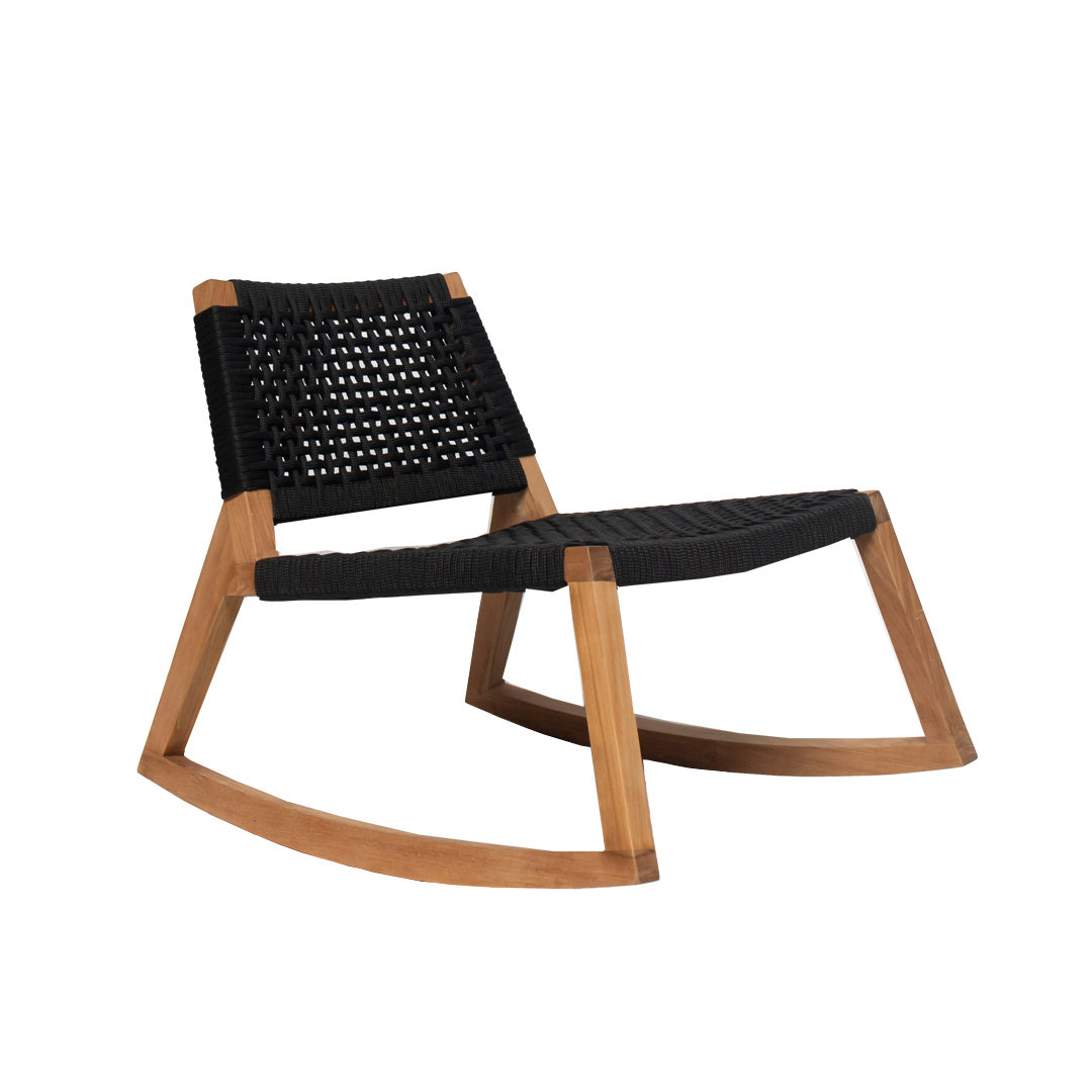 Design rocking chair wood Jans | A true eye-catcher