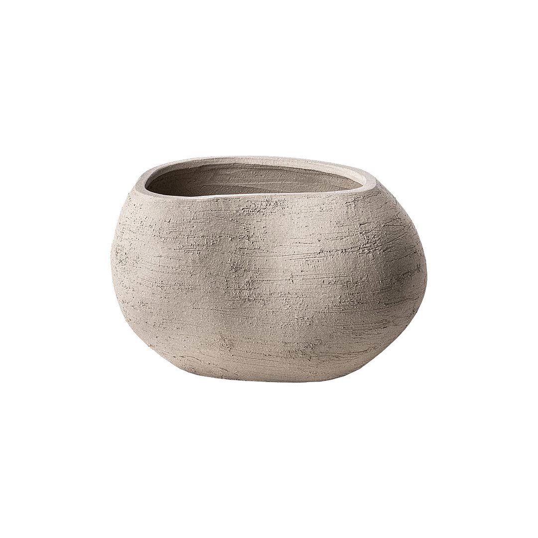 Moderne plantenpot Atelier Vierkant EM | Organisch & uniek